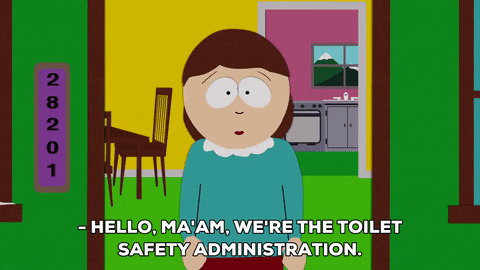 Toilet Safety Administration GIFs - Get the best GIF on GIPHY
