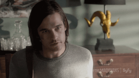 The Magicians Quentin GIF by SYFY - Find & Share on GIPHY