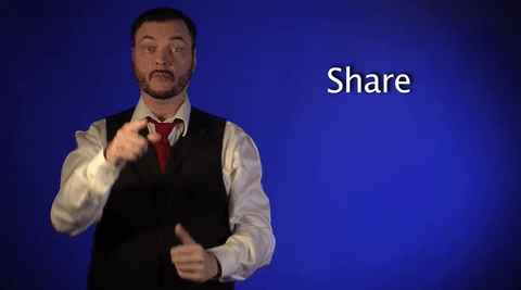 Sign Language Share GIF by Sign with Robert - Find & Share on GIPHY