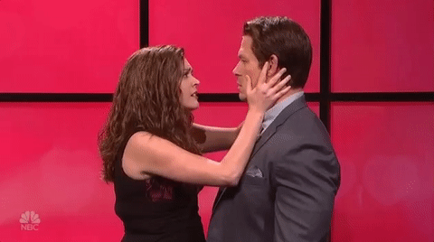 John Cena Kiss GIF by Saturday Night Live - Find & Share on GIPHY