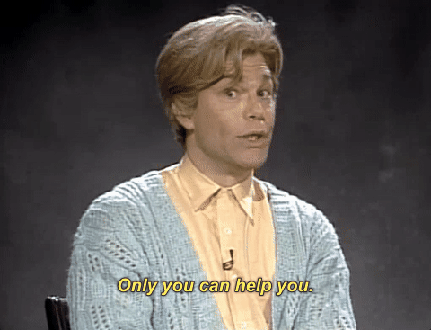 Only You Can Help You Stuart Smalley GIF by Saturday Night Live - Find ...