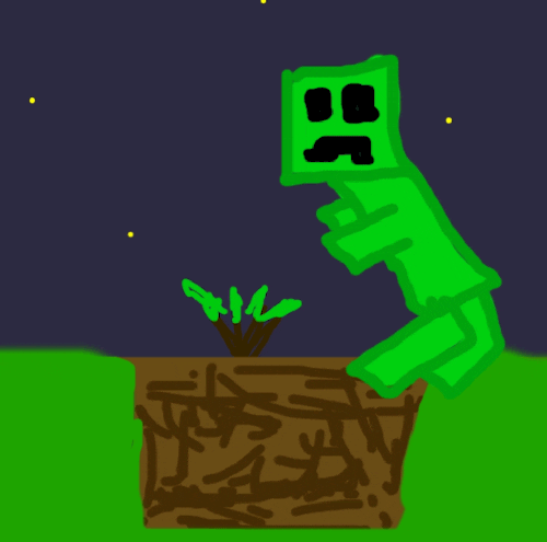Dancing Creeper Gif