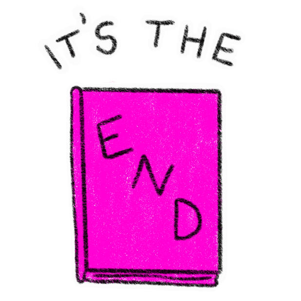 The End Sticker by Fabiola Lara / Casa Girl for iOS & Android | GIPHY