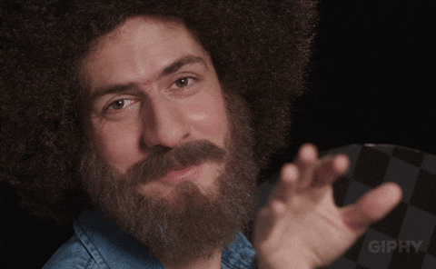 hi, bye, waving, flirting, bob ross, stick around, bob rossman – GIF