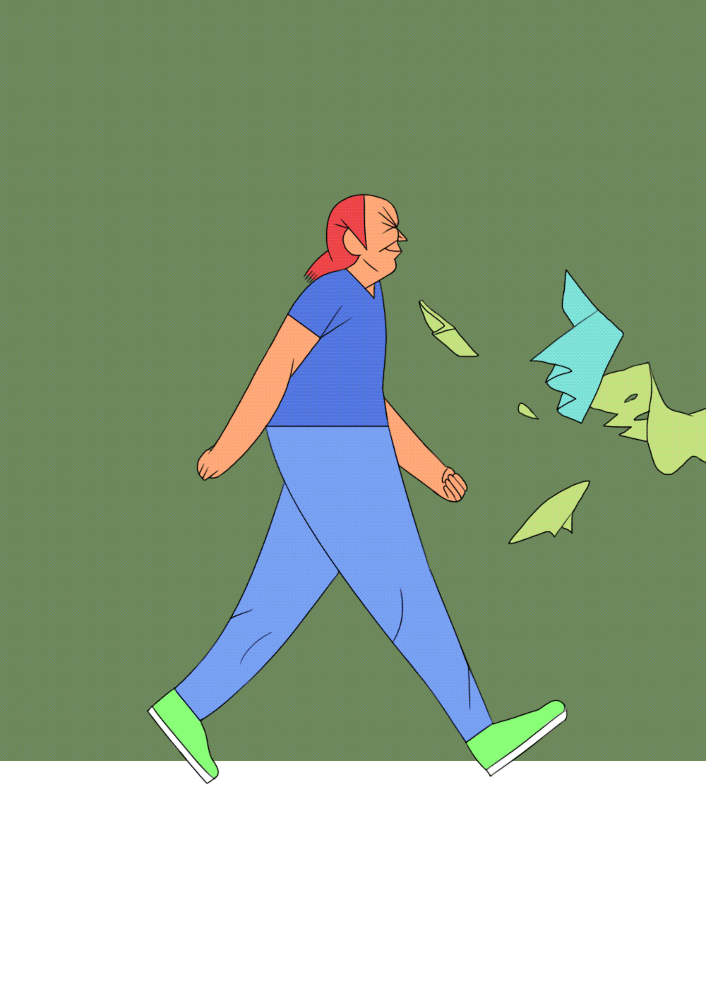 Nothing Can Stop Me Walking GIF by Andrey Smirny - Find & Share on GIPHY