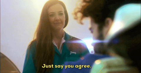 Just Say You Agree GIFs - Get the best GIF on GIPHY