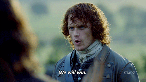 We Will Win Sam Heughan GIF by Outlander - Find & Share on GIPHY