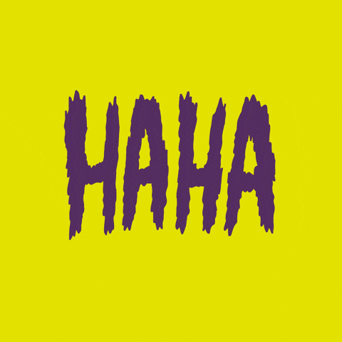 Hahaha Text Gif