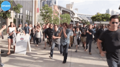 The Walking Dead Running GIF by Omaze - Find & Share on GIPHY