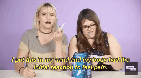 I Put This In My Hand And My Body Had The Initial Reaction To Feel Pain ...