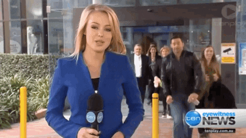 New trending GIF tagged news hugh jackman reporter… | Trending Gifs