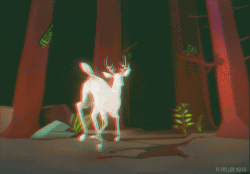 Animated Forest With Animals Gif