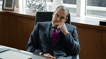 Louis Litt Thinking GIF by Suits - Find & Share on GIPHY
