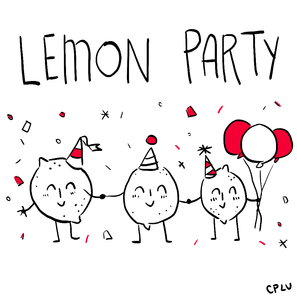 Shock Site Lemon Party GIF by Christina Lu - Find & Share on GIPHY