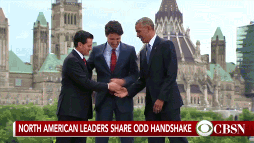 Trump Trudeau Handshake GIFs - Get the best GIF on GIPHY