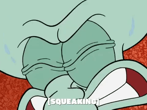 Exhausted Squidward