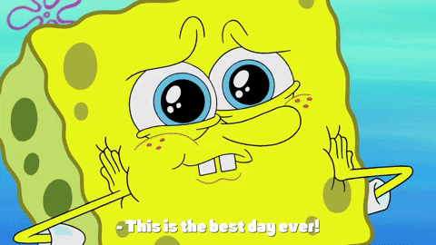 Spongebob Best Day Ever Gif