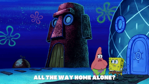Alone Gif Spongebob