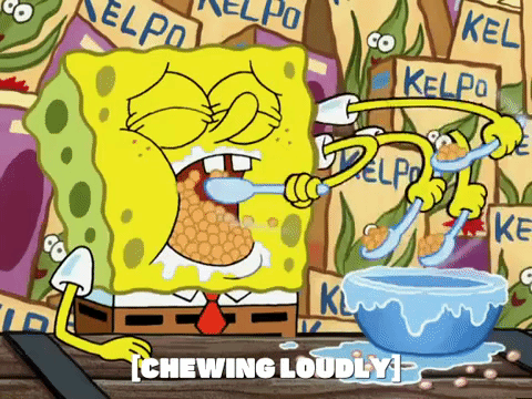Spongebob Eating Gif