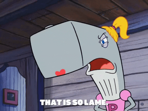 Spongebob Not Lame Gif