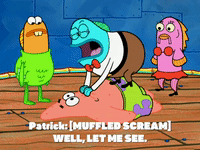 Patrick Screaming Gif