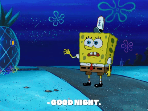 Goodnight Gif Spongebob