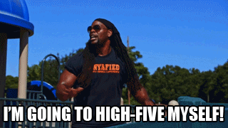 High-five-myself GIFs - Get the best GIF on GIPHY