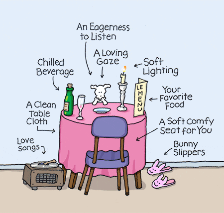 Wipe Table Cartoon