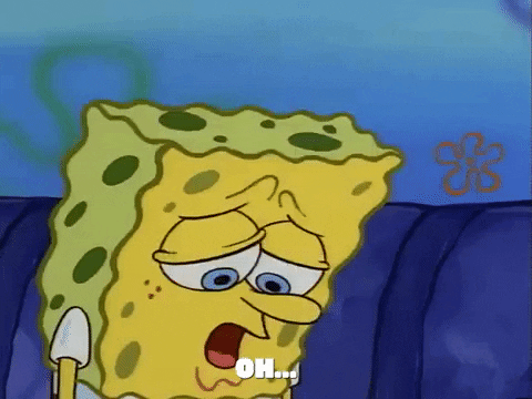 Spongebob Upset Gif