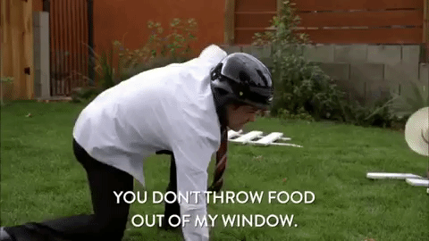 It Crowd Jump Out Window Gif