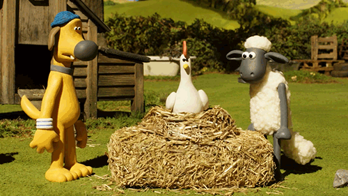 Laying Shaun The Sheep GIF by Aardman Animations - Find & Share on GIPHY