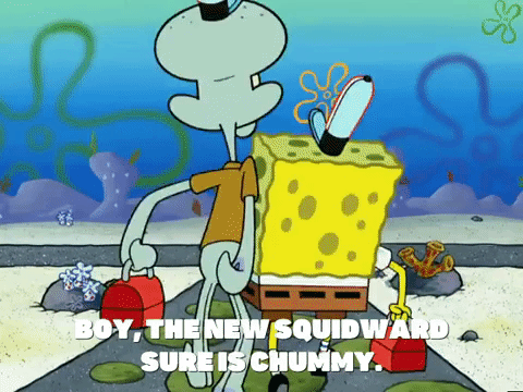 Spongebob And Squidward Love