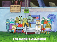 Spongebob The Gangs All Here