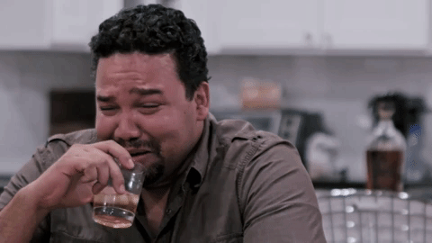 Sad Drinking Gif