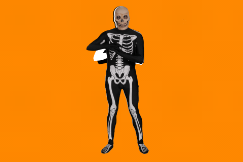 These Spooky Skeleton GIFs Will Make You Laugh by Reaction GIFs | GIPHY