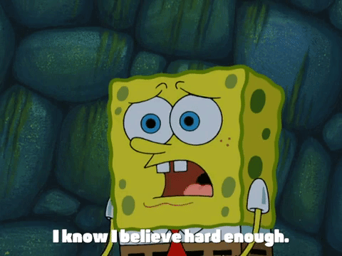 Believe Gif Spongebob