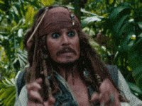 Jack Sparrow Shoo Gif