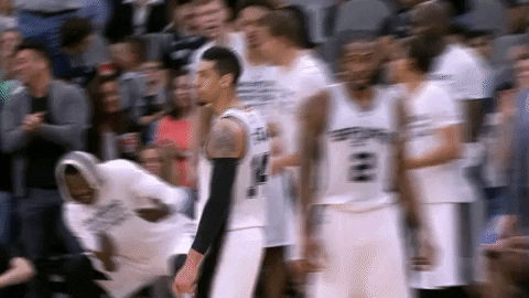 Rolling San Antonio Spurs GIF by NBA - Find & Share on GIPHY