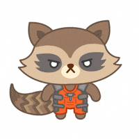 Rocket Raccoon Guardians Of The Galaxy Gif
