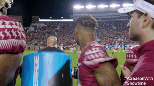 Florida State Football GIF by SHOWTIME Sports - Find & Share on GIPHY