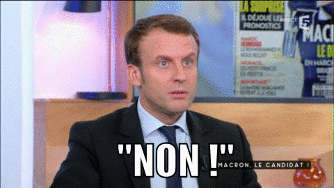 Emmanuel Macron Citation GIF by franceinfo - Find & Share on GIPHY