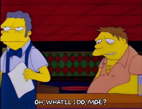 Homer Talks To Moe GIFs - Get the best GIF on GIPHY