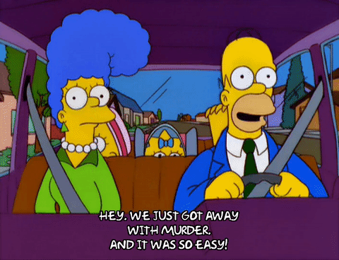 Driving Homer Simpson GIF - Find & Share on GIPHY