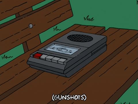 Tape Recorder On A Bench GIFs - Get the best GIF on GIPHY