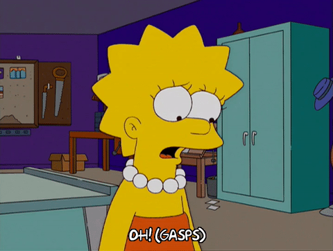 Scared Lisa Simpson GIF - Find & Share on GIPHY