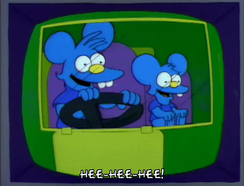 The Simpsons Cat Vs Mouse