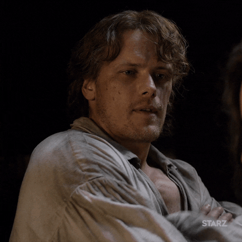 Season 3 Reaction GIF by Outlander - Find & Share on GIPHY