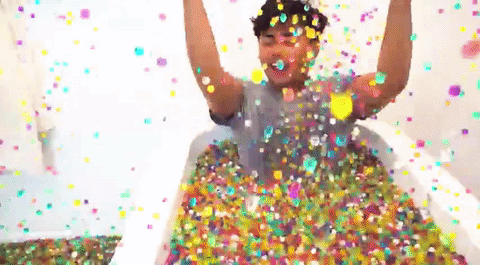 Orbeez Bath GIF by Guava Juice - Find & Share on GIPHY