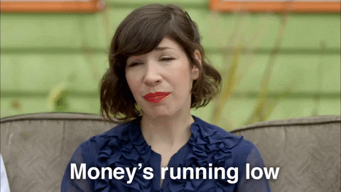 Moneys Running Low GIFs - Get the best GIF on GIPHY