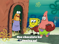 Chocolate Spongebob Guy Gif
